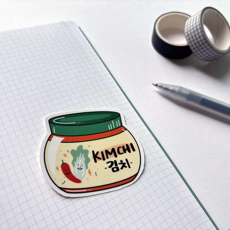 Kimchi Sticker - Etsy