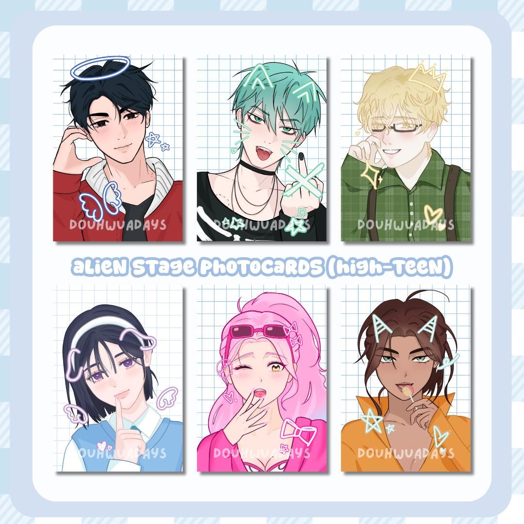 Alien Stage Photocards (high Teen Au) - Etsy Canada