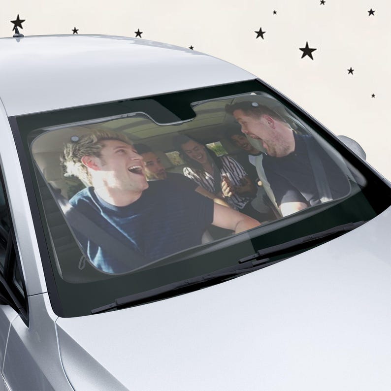 One Direction Carpool Karaoke Sun Shade - Etsy UK