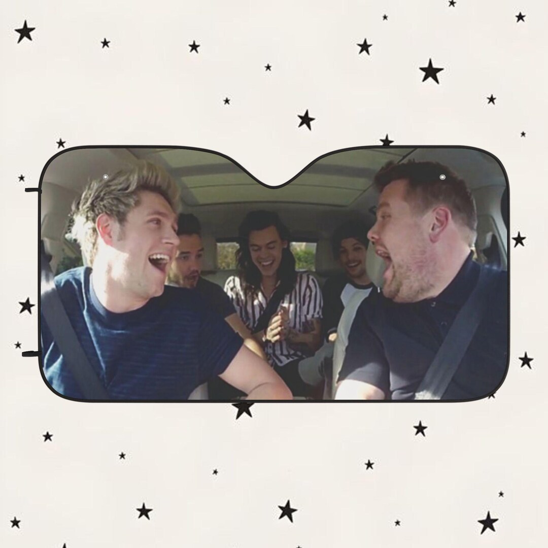 One Direction Carpool Karaoke Sun Shade - Etsy