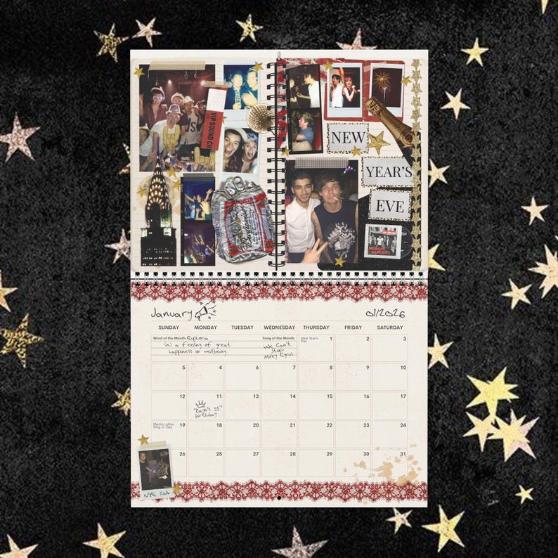 One Direction Ultimate 2026 Calendar - Etsy