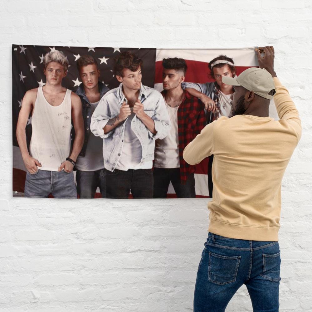 One Direction American Flag - Etsy