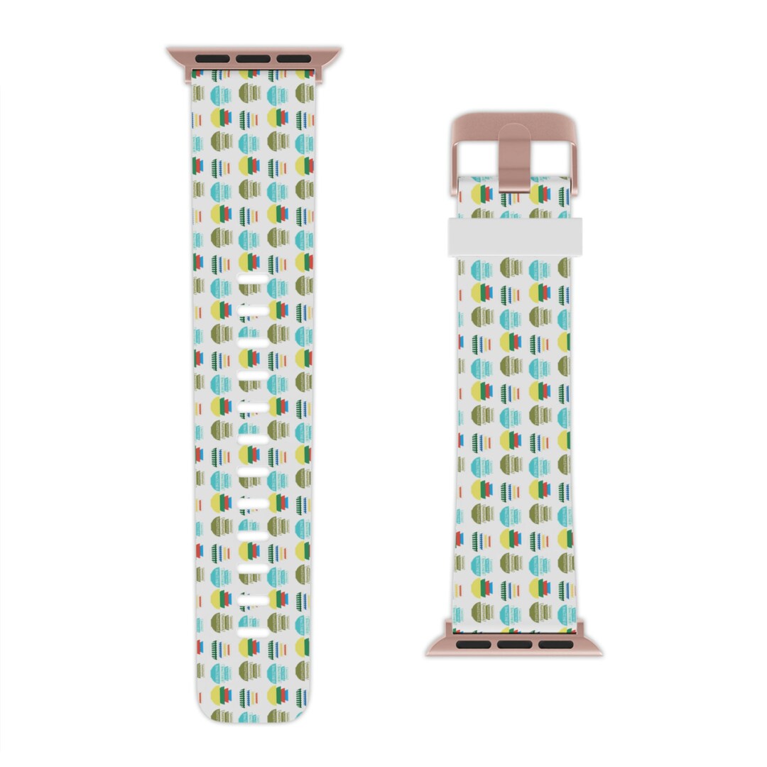 Watch Band for Apple Watch, Pyrex Inspired Design, Primary Dots Pyrex ...