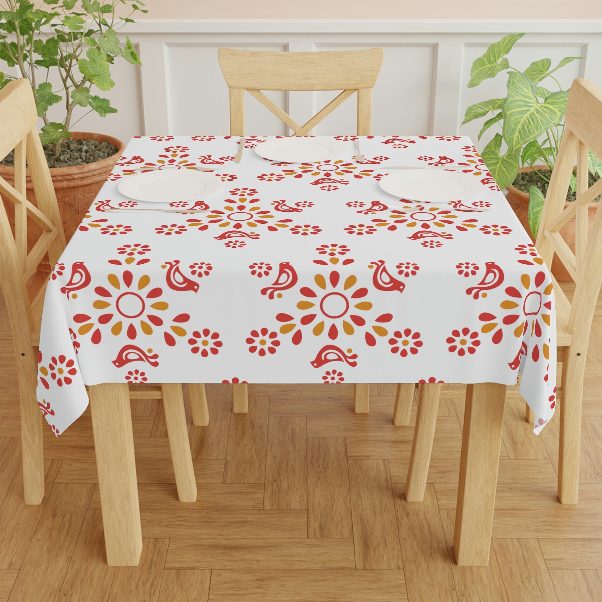 Friendship Pyrex Inspired Tablecloth, Pyrex Table Cloth - Etsy
