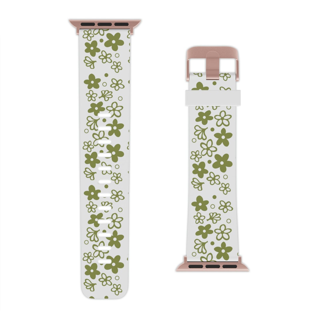 Band for Apple Watch, Pyrex Inspired Design, Spring Blossom, Crazy ...