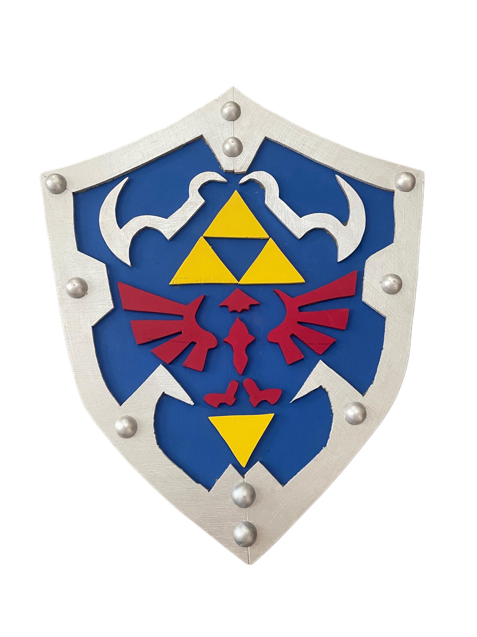 Hand Crafted Zelda Inspired Shield Cosplay One of a Kind Wooden Shield ...
