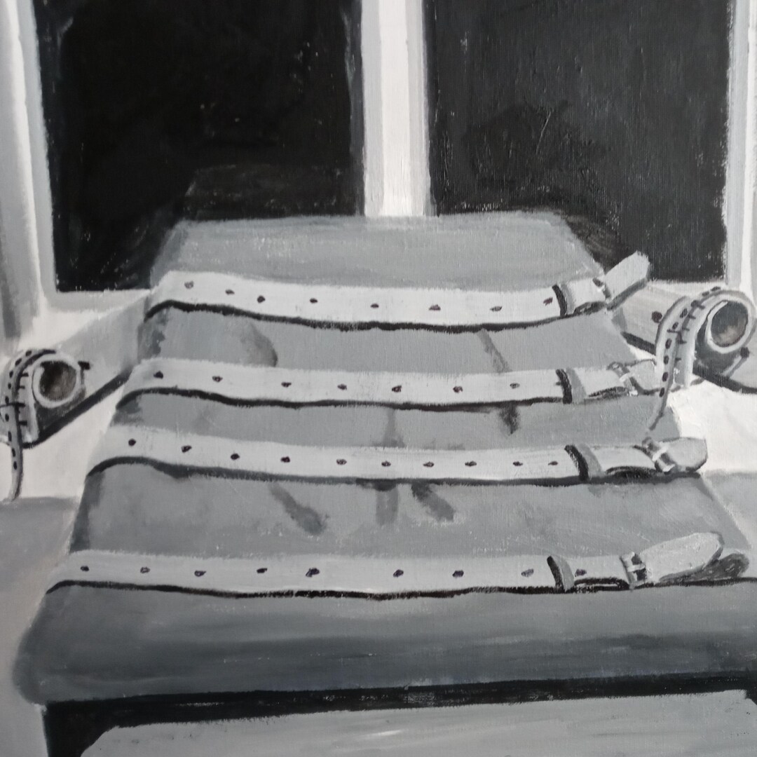 Historic Utah Execution Chamber Print Point of the Mountain Prison Art ...