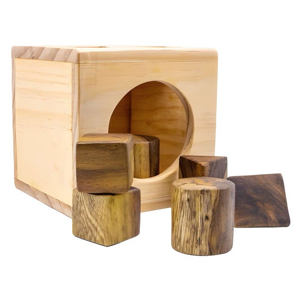 Wooden Geometric Blocks - Etsy