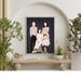 Customized Faceless Portrait, Minimalist Family Illustration Gift ...