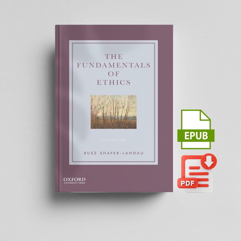 The Fundamentals of Ethics 5th Edition 5E - Etsy