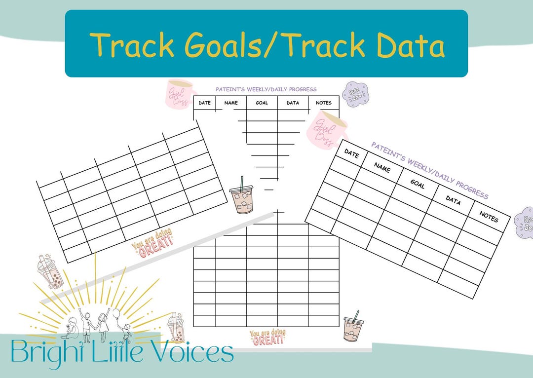 Patients Weekly/daily Progress Tracker - Portrait - for Pediatric ...