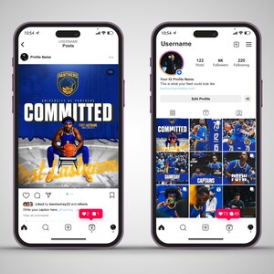 College Committed Template | Photoshop - Etsy