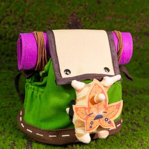 Zelda Korok Backpack, Tears of the Kingdom Korok Plush, Travel Bag With ...