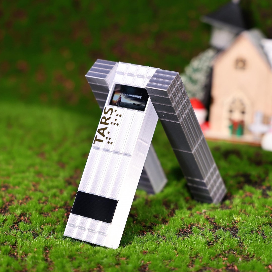 TARS Robot 3D Printed Ornament With LED Display, Sci-fi Interstellar ...