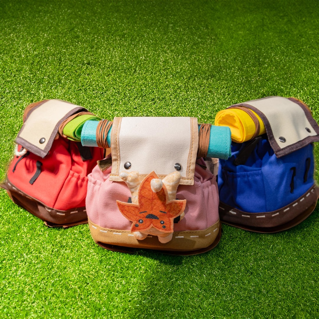 Zelda Korok Backpack, Tears of the Kingdom Korok Plush, Travel Bag With ...