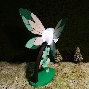Zelda Fairy Navi Night Light Magnetic Switch Control LED Lamp, 3D ...