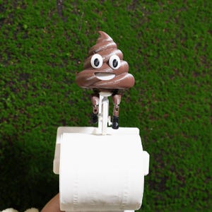 Funny Poop Shaped Toilet Paper Holder Unique Bathroom Accessories Decor ...