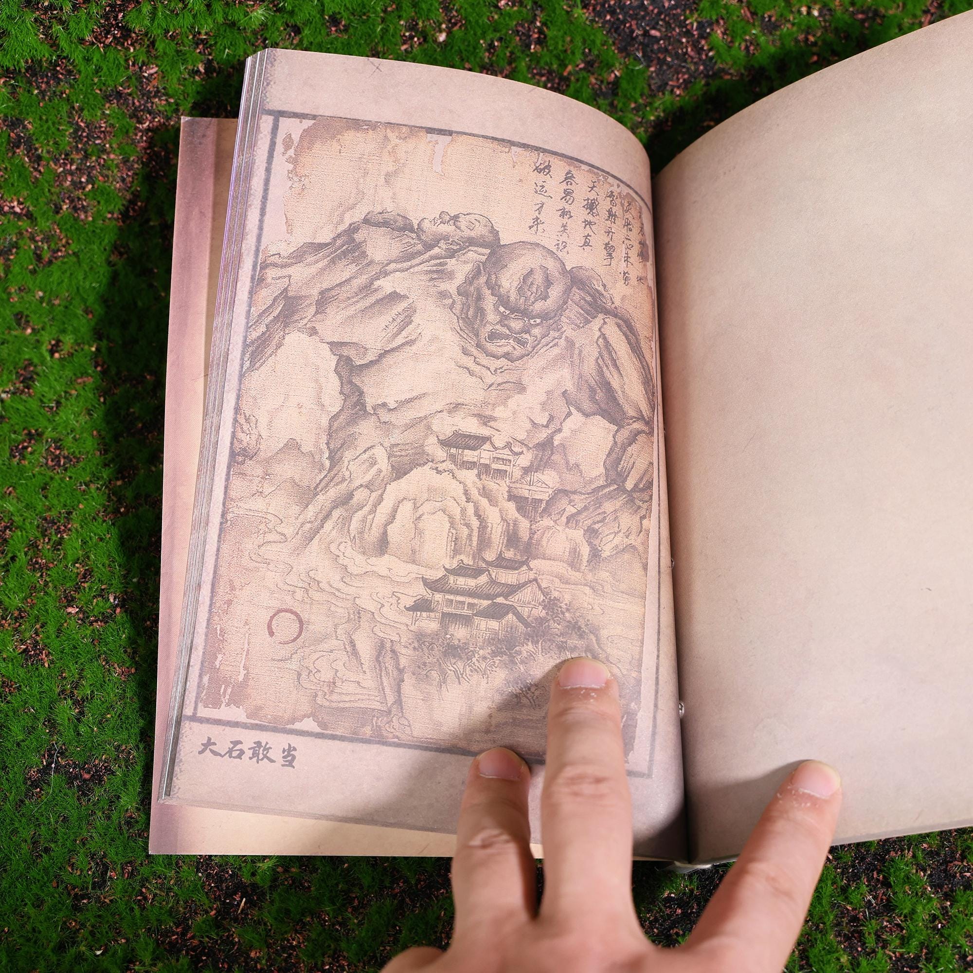 Black Myth Wukong Shadow God Diagram Book 1:1 Replica Handmade ...