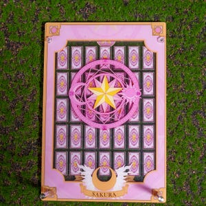 Acrylic Mini Clow Card Sakura Cards Display Frame | Collectible for ...