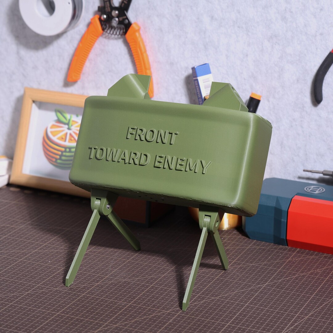 M18A1 Claymore Mine Speaker 3D Printed Unique Military Audio Device ...