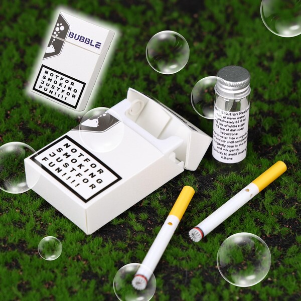 Bubble Cigarette Toy - Etsy