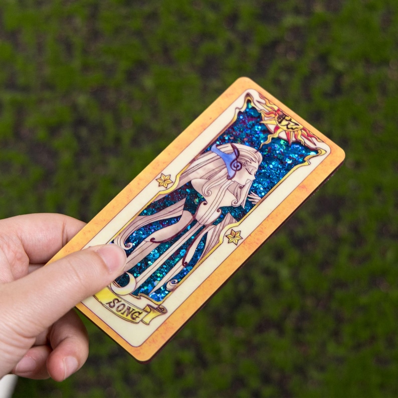 Sakura Cardcaptor Liquid Sand Kuroko Cards Handmade Anime Collectible ...
