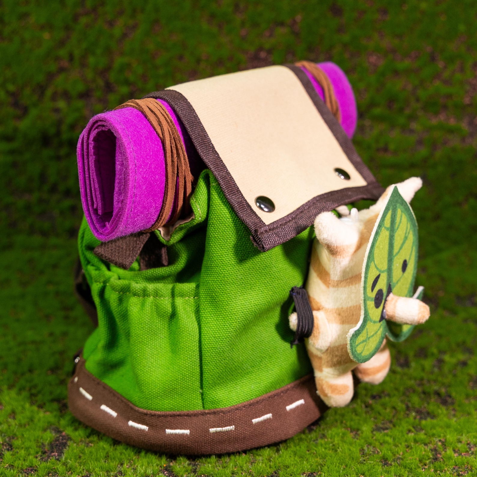 Zelda Korok Backpack, Tears of the Kingdom Korok Plush, Travel Bag With ...