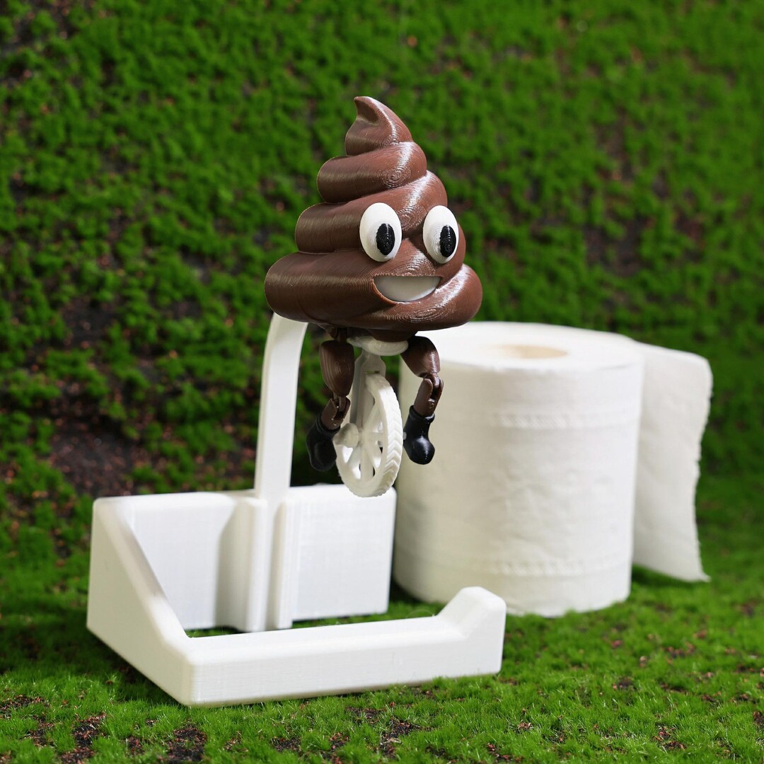 Funny Poop Shaped Toilet Paper Holder Unique Bathroom Accessories Decor ...