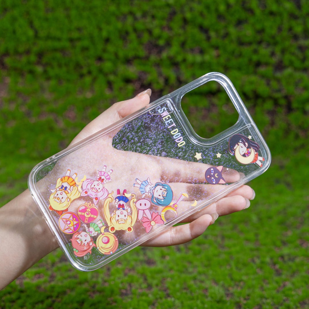 Sailor Moon Quicksand Phone Case for iPhone Series, Fashionable Drop ...