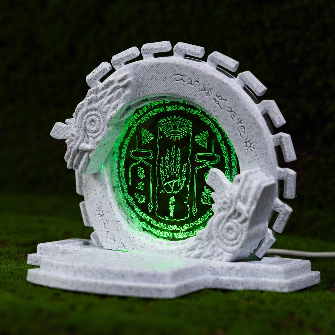 Zelda Zonai Ouroboros 3D Print LED Lamp Desk Light, Night Light, TOTK ...