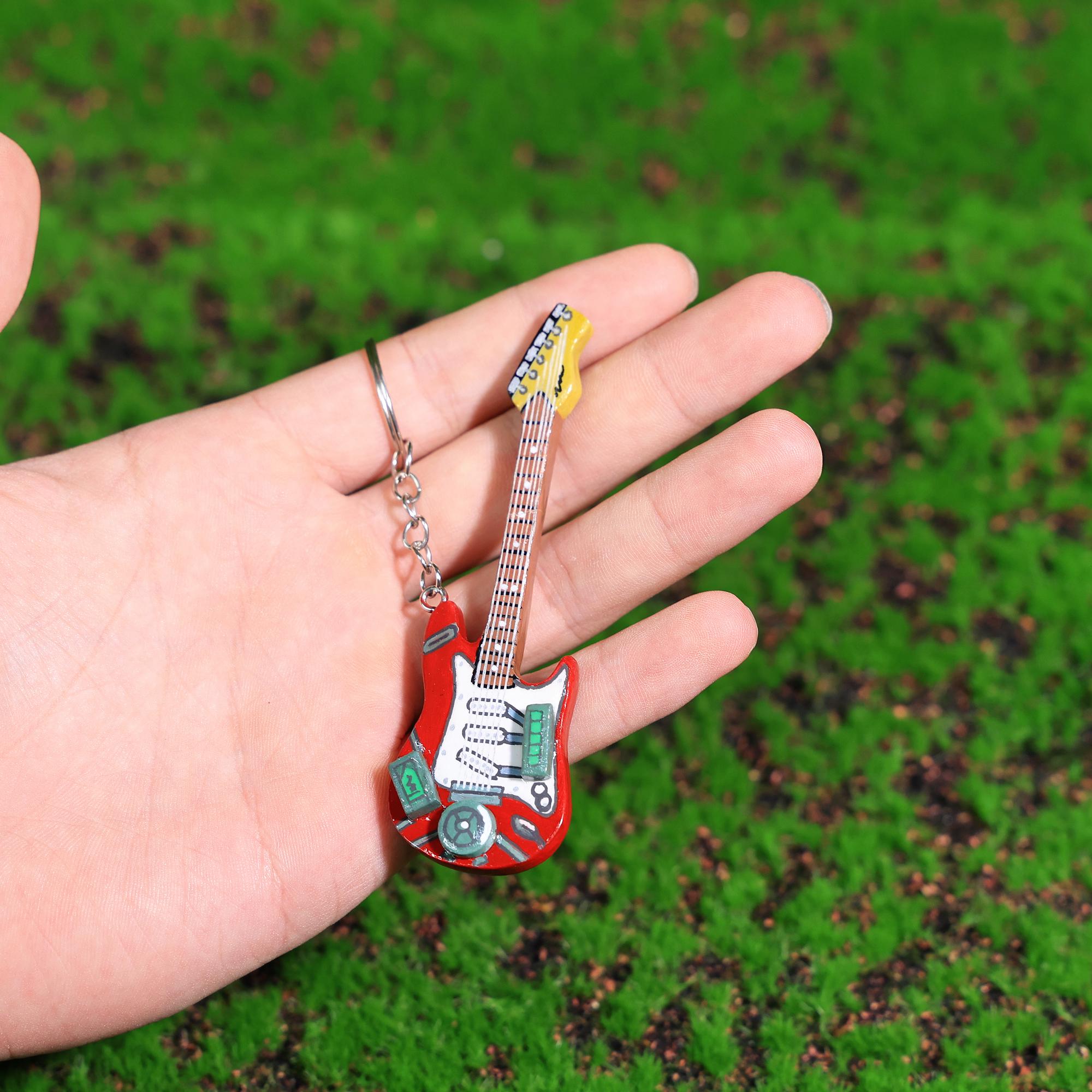 Halloween Sally Face Necklace With Mini Guitar Keychain, Handmade Sally ...