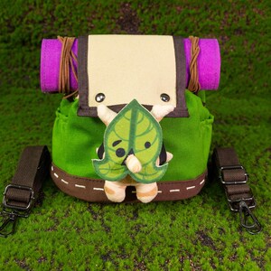 Zelda Korok Backpack, Tears of the Kingdom Korok Plush, Travel Bag With ...