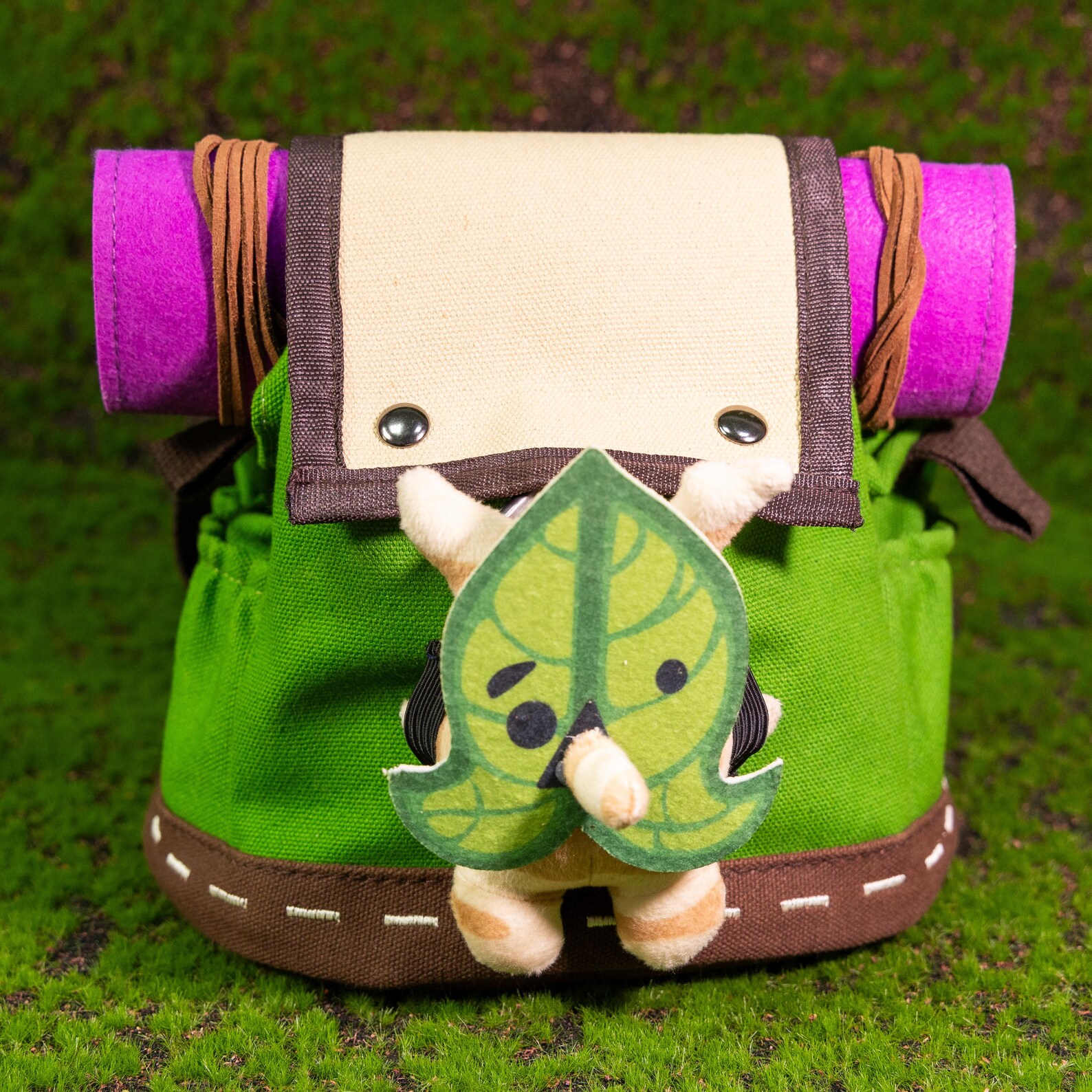Zelda Korok Backpack, Tears of the Kingdom Korok Plush, Travel Bag With ...