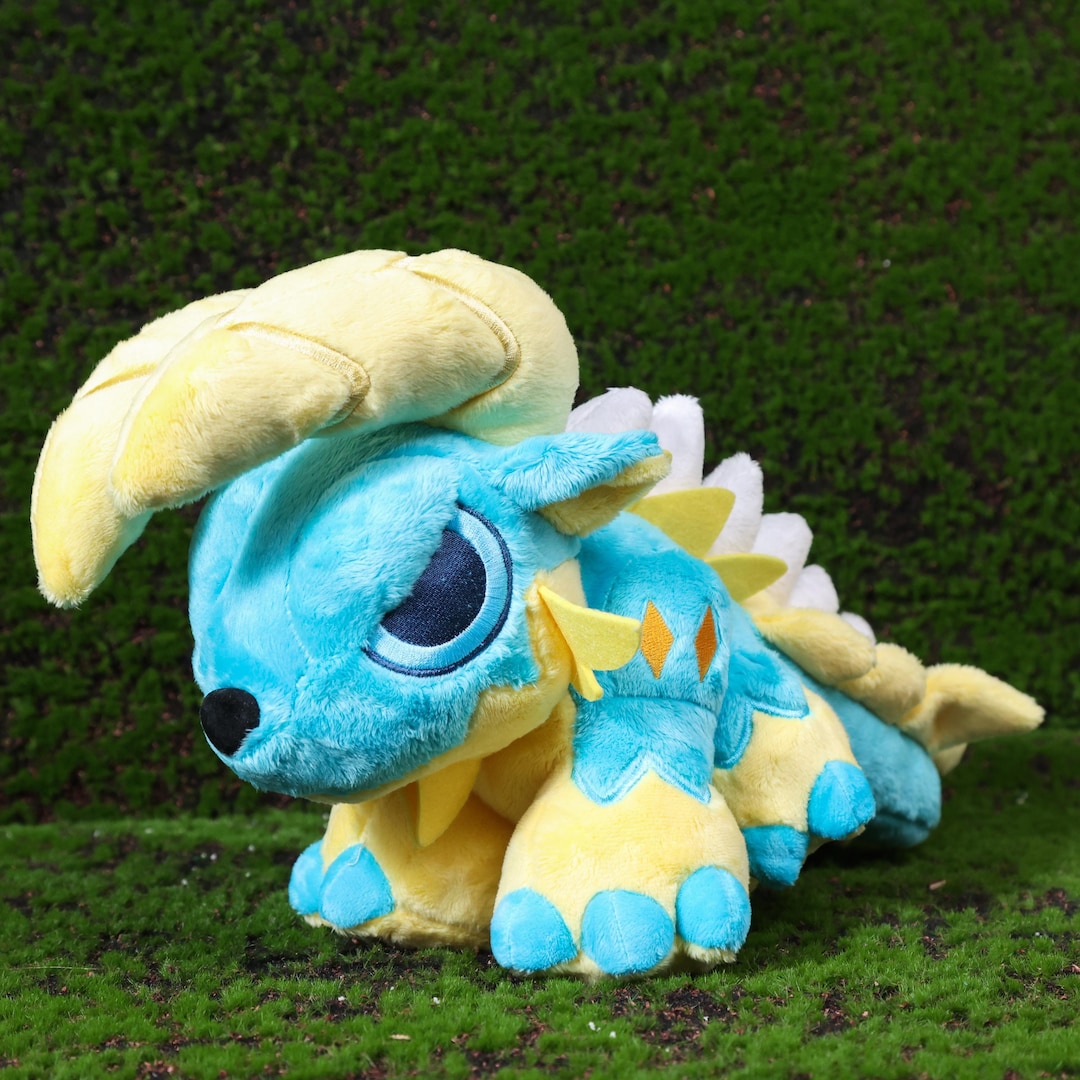 Stygian Zinogre Plush Toy 18.5in Monster Hunter Stuffed Dragon Handmade ...