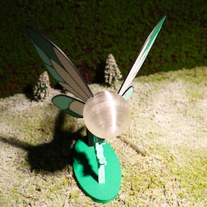 Zelda Fairy Navi Night Light Magnetic Switch Control LED Lamp, 3D ...
