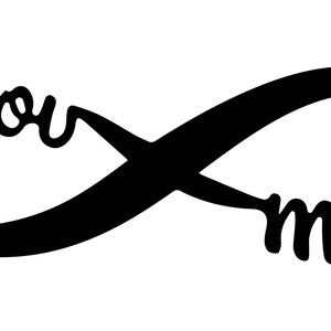 You and Me Infinity Sign - Etsy