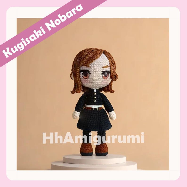 Kugisaki Nobara Crochet Pattern, Kugisaki Nobara Amigurumi, Kugisaki ...