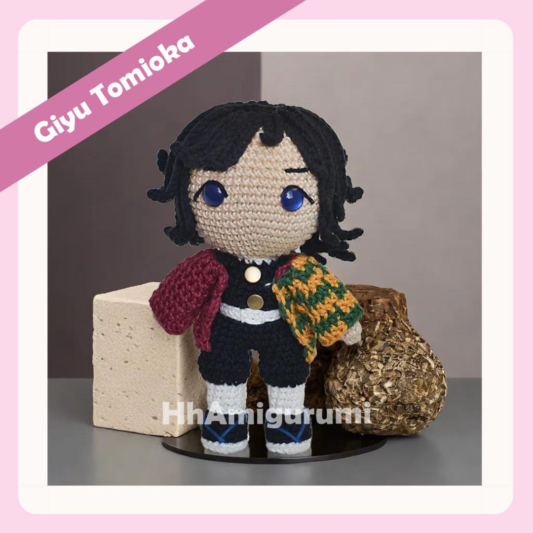 Giyu Tomioka Crochet Pattern, Giyu Tomioka Amigurumi, Giyu Tomioka ...