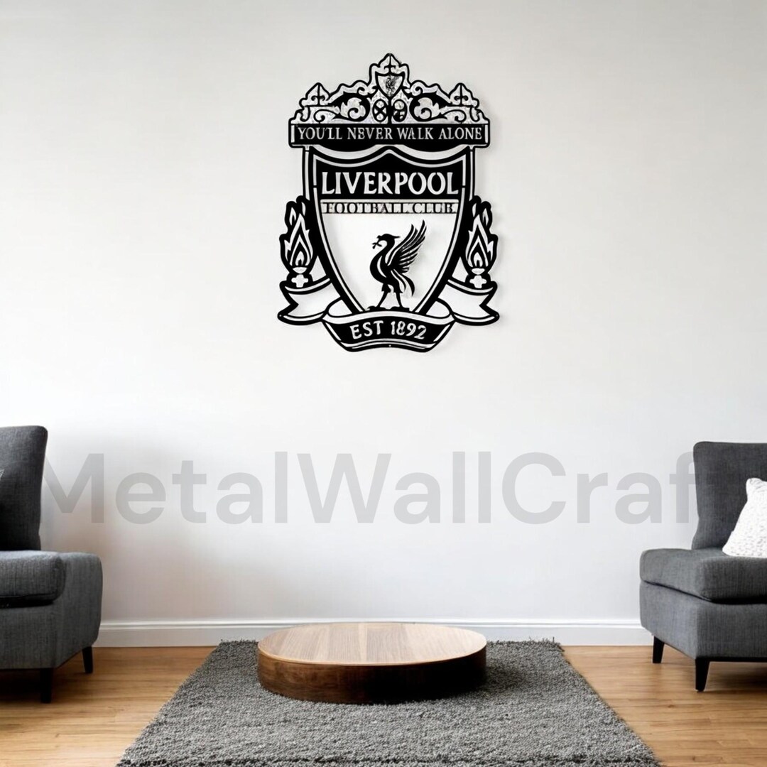 Metal Liverpool FC Wall Decor Metal Wall Art for Football Lovers ...