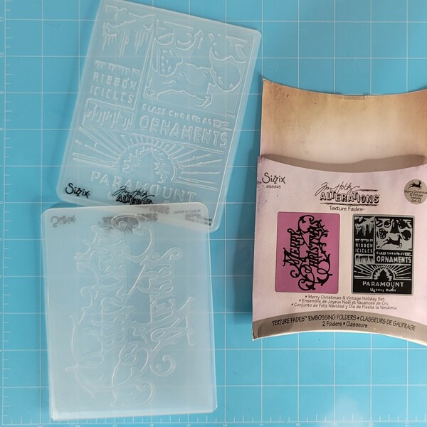 Embossing Folder Set - Etsy