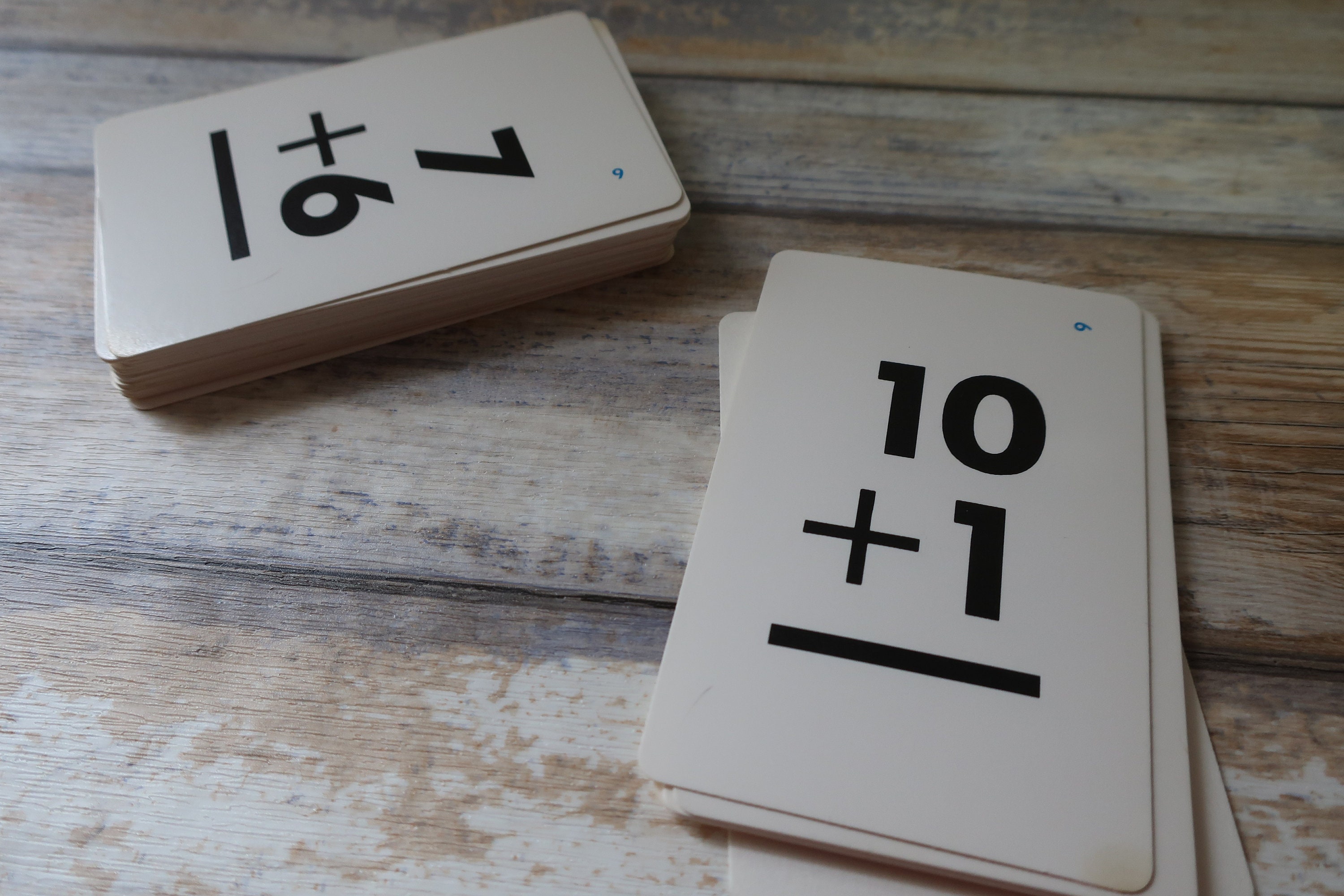 Math Addition Flash Cards Vintage Lot Numbers Pictures - Etsy