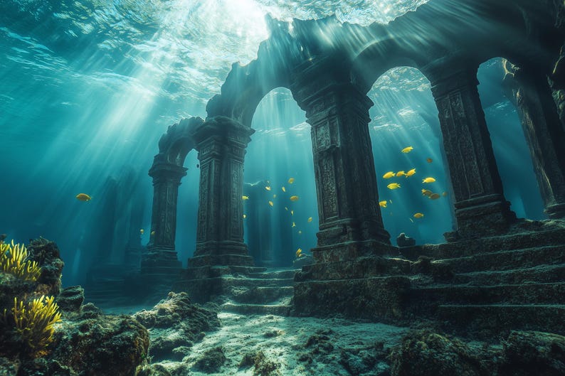 Sunken Temple 5 Image Package - Etsy