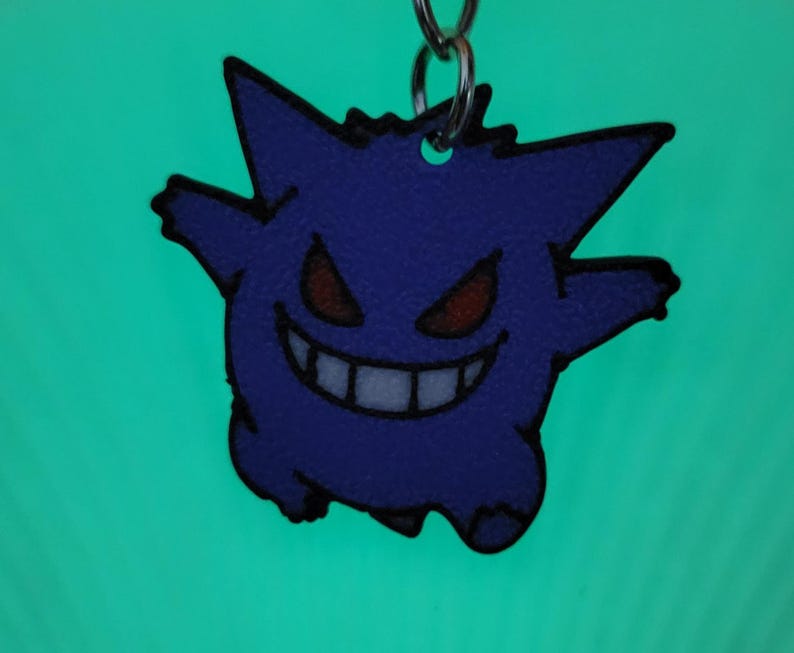 Gengar Keychain - Etsy