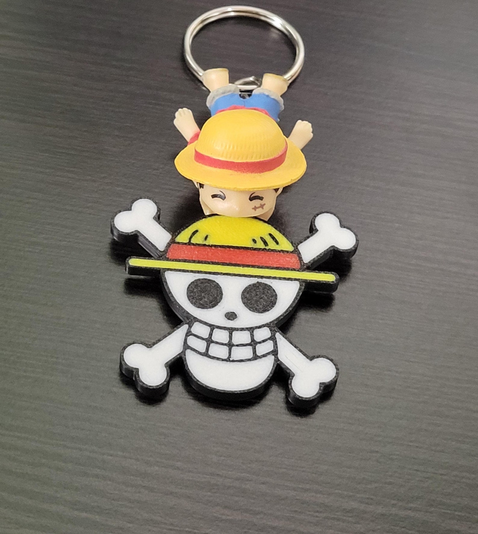 One Piece Style Keychain - Etsy