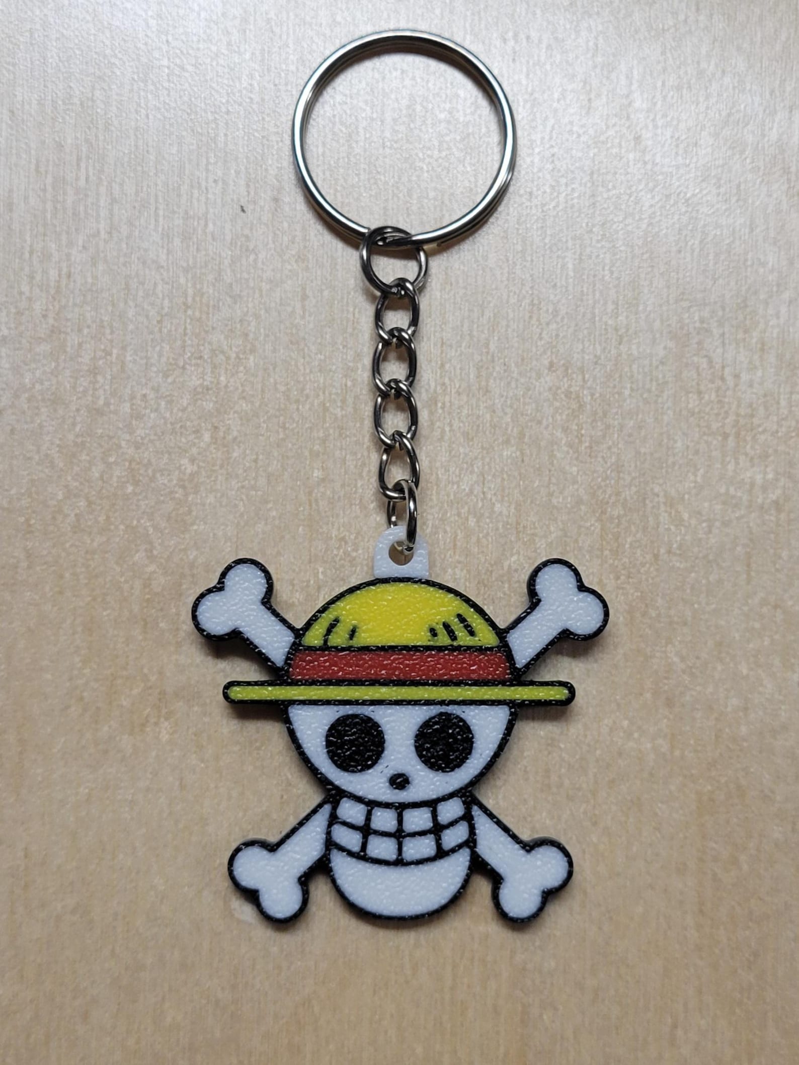 One Piece Style Keychain - Etsy