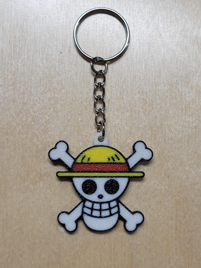 One Piece Style Keychain - Etsy