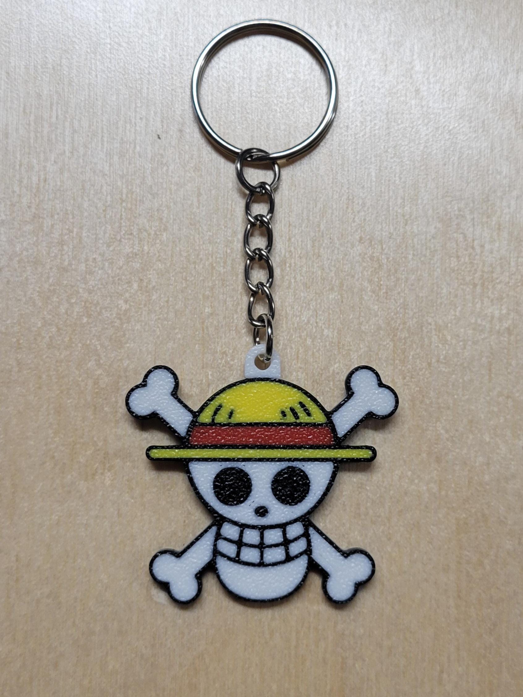 One Piece Style Keychain - Etsy