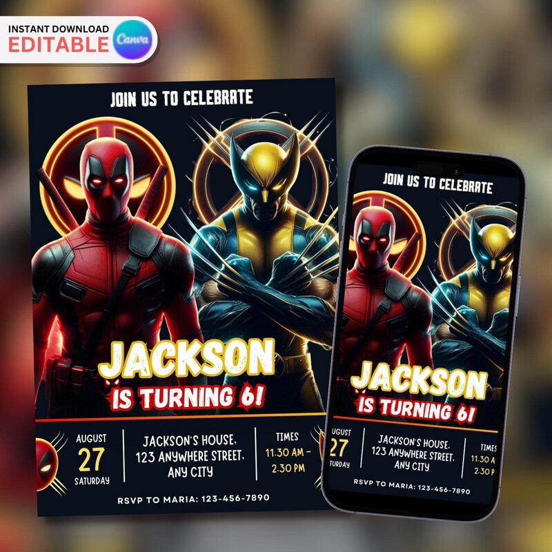 Wolverine Birthday - Etsy