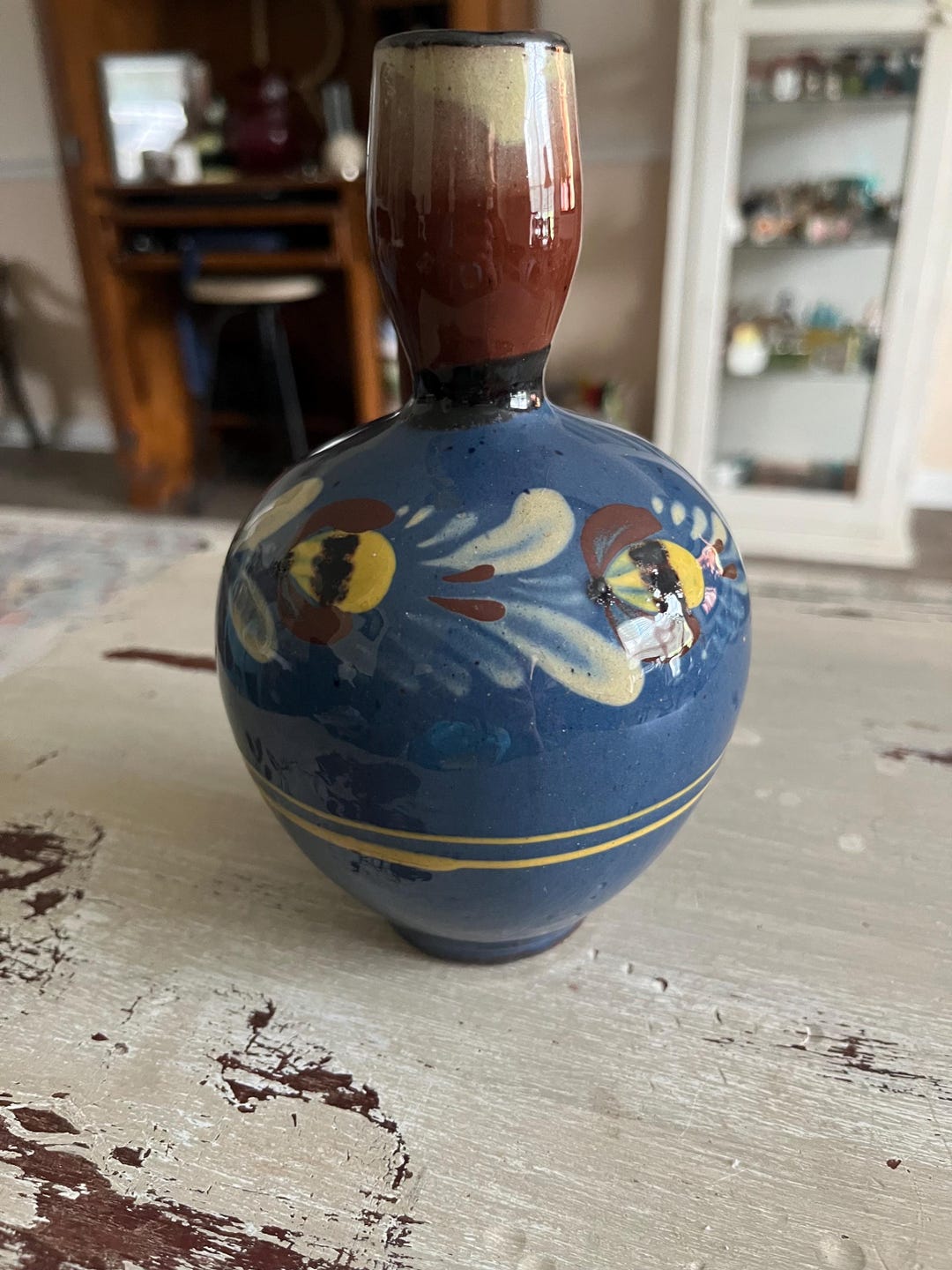 Vintage Red Ware Pottery Pitcher/jug - Etsy