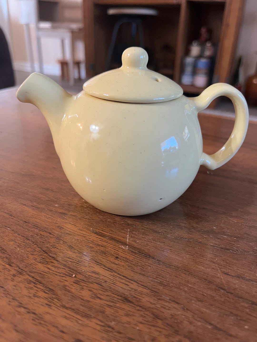 Vintage Small Yellow Single Serve Teapot - Etsy